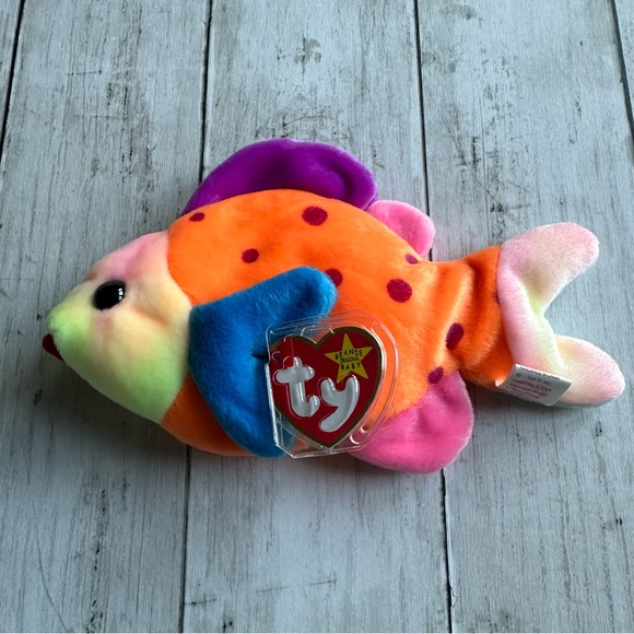 Ty | Toys | Rare Vintage Ty Beanie Baby Fish Lips 999 With Pe Pellots | Poshmark